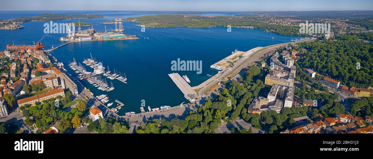 Panoramic view old shipyard hi-res stock photography and images - Alamy