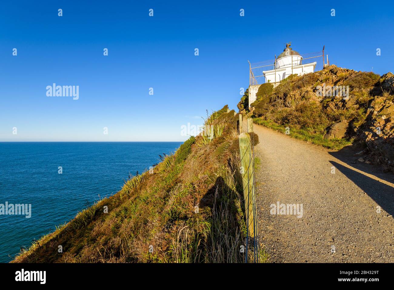 Stunning landscape at Nugget Point, one of the most distinctive spots ...