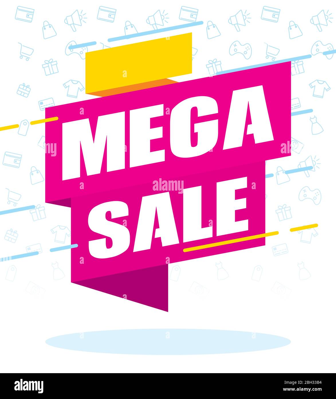 Market promotional banner commercial Cut Out Stock Images & Pictures ...