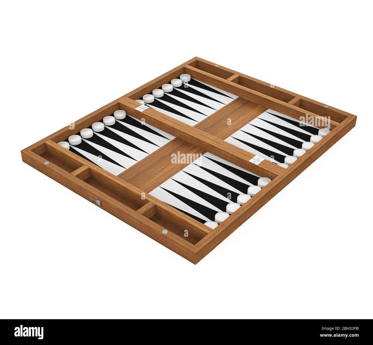 Backgammon board game Cut Out Stock Images & Pictures - Alamy