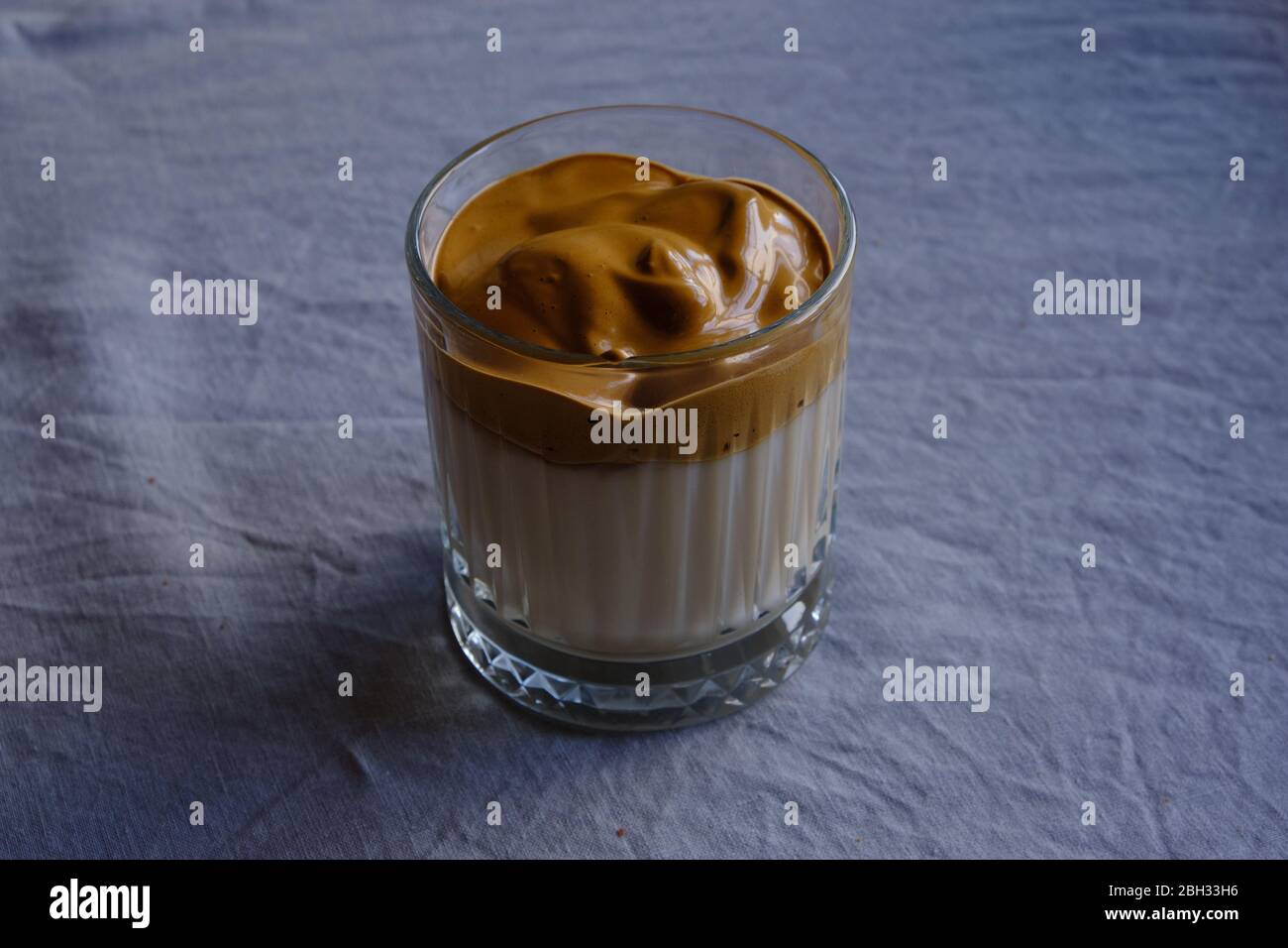 Iced Dalgona Coffee, Whipped Trendy Korean Coffee with Coconut Sugar ...