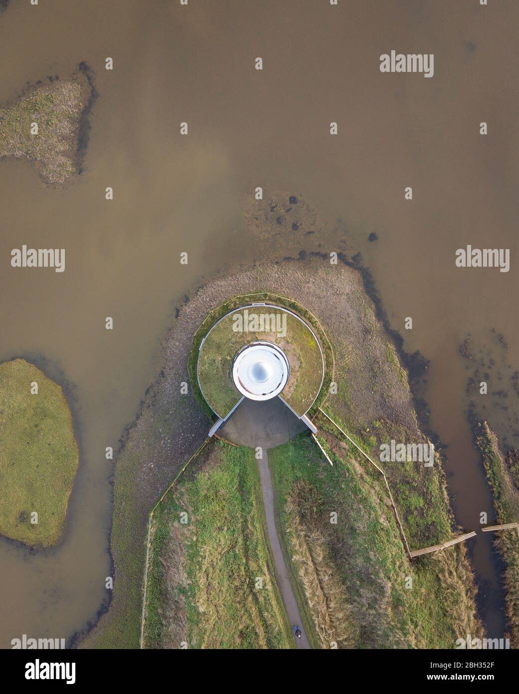 Aerial view of middlesbrough drone hi-res stock photography and images ...