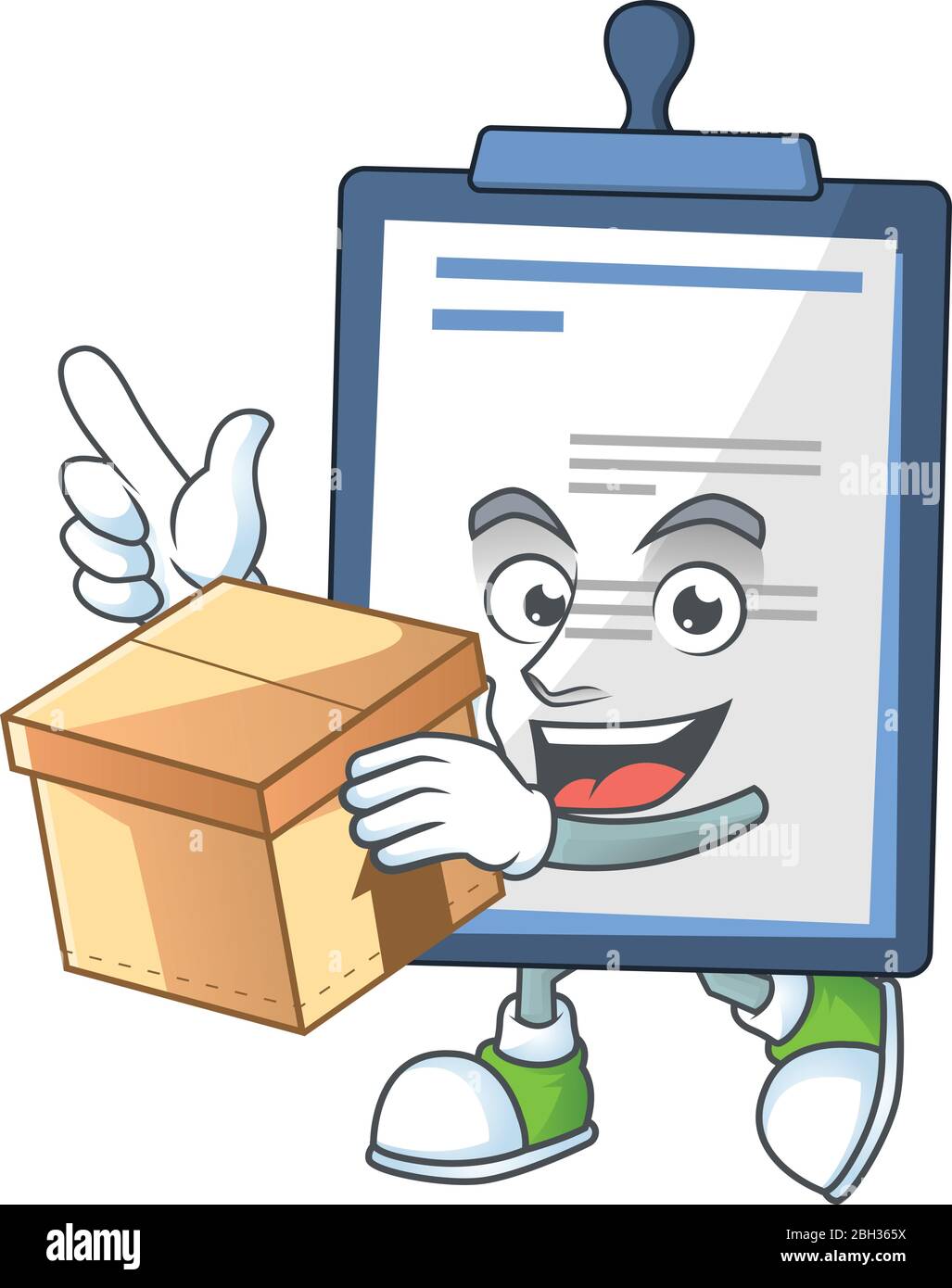 Medical note cartoon design style having gift box Stock Vector Image ...