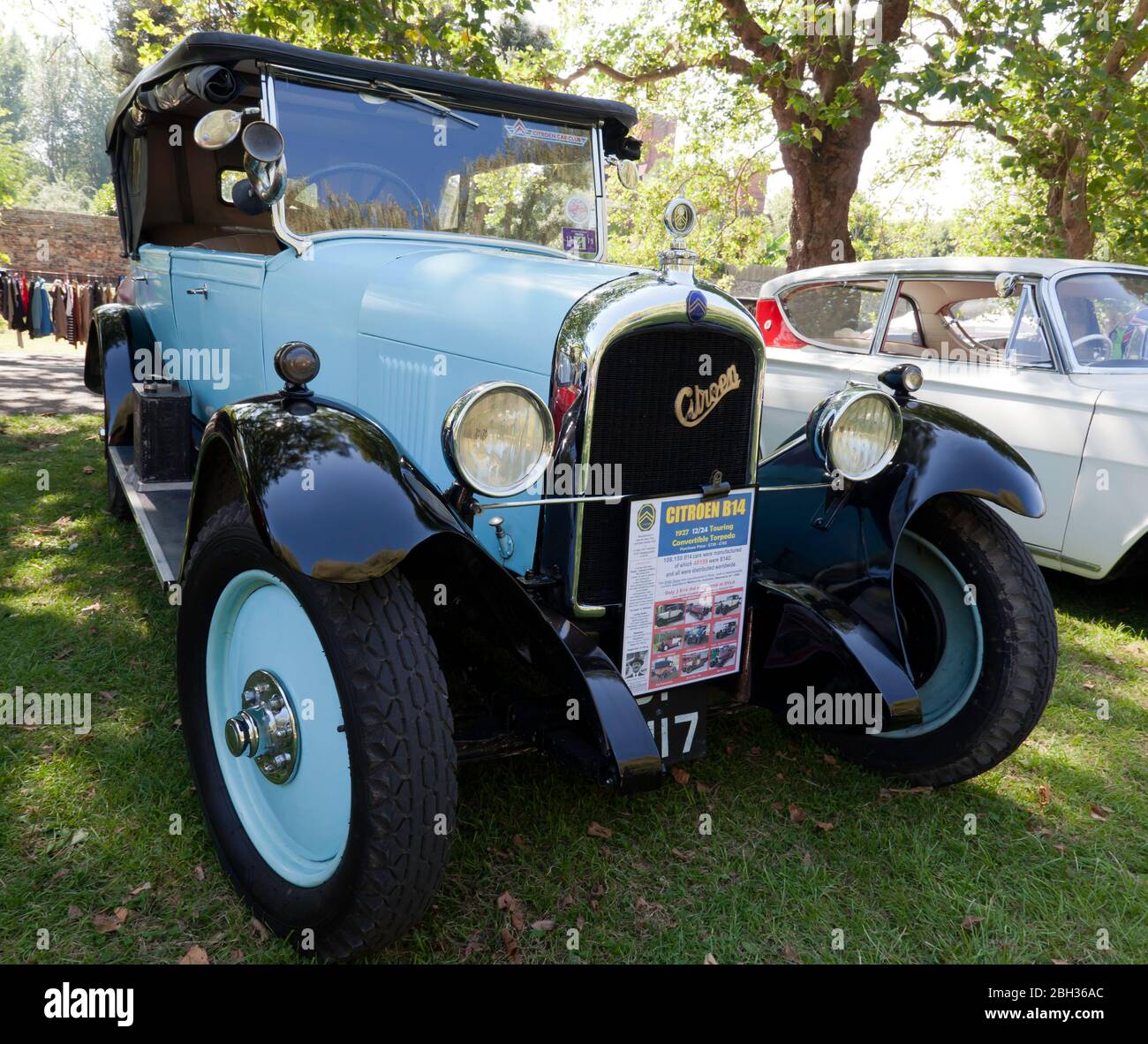 Three-Quarters Front View of a 1927, Citroen B14, 12/24 Touring ...