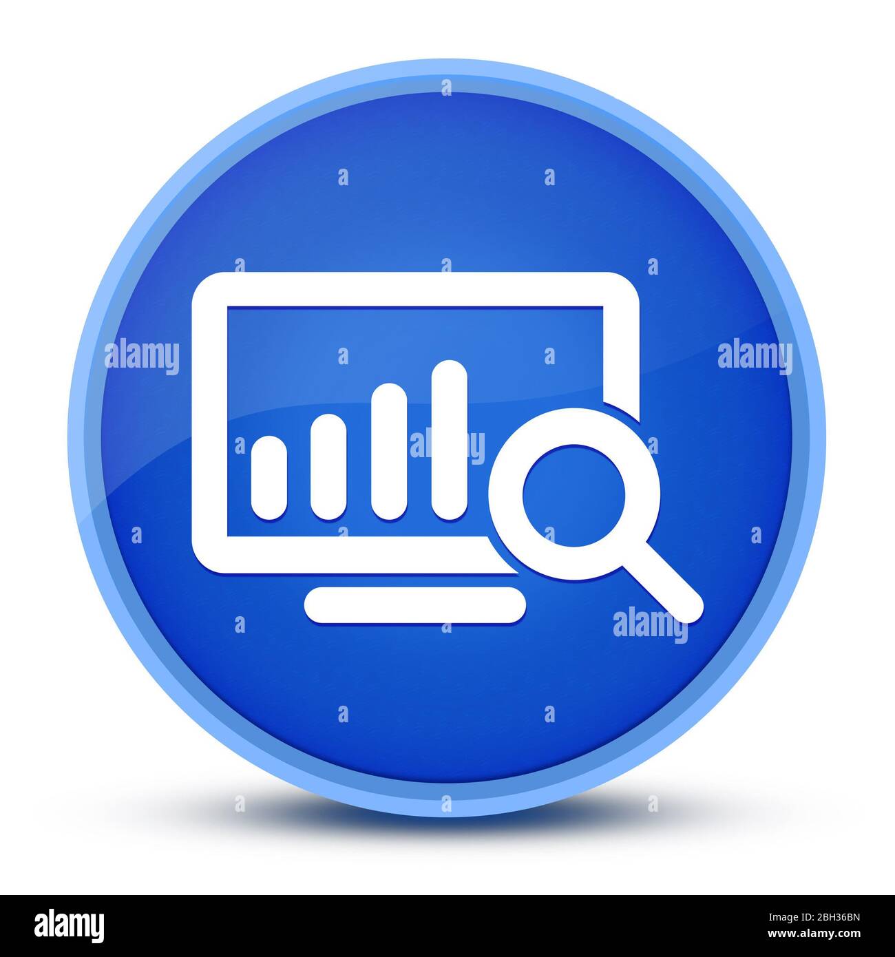 Blue histogram arrow chart business hi-res stock photography and images ...