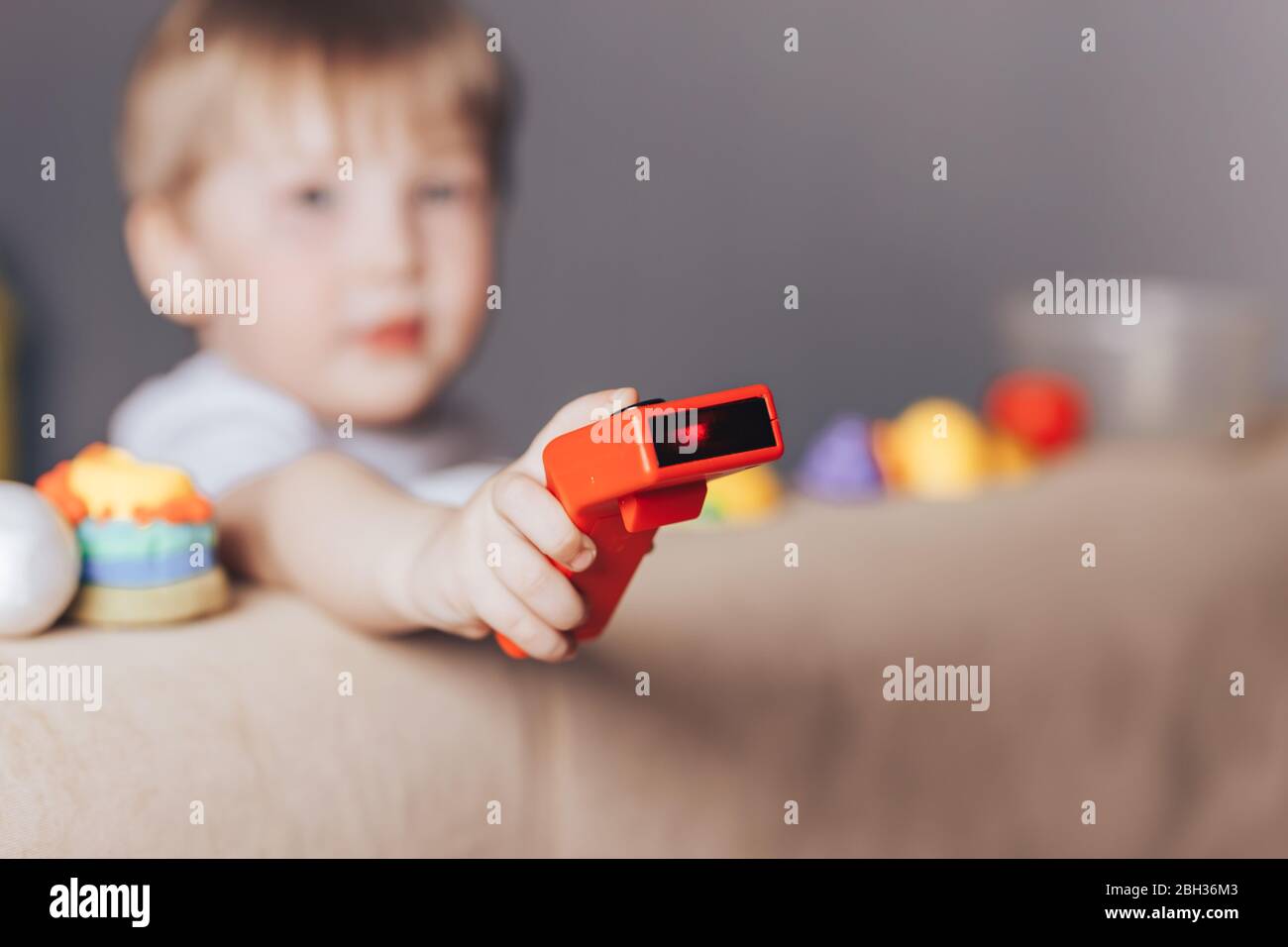 Child playing in store room hi-res stock photography and images - Alamy