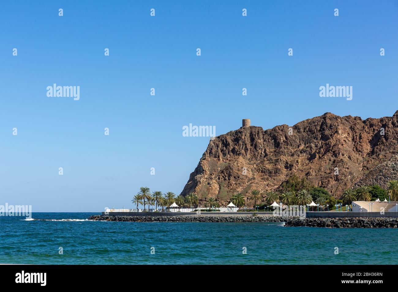 Scenic views of Muscat mountains, Oman Stock Photo - Alamy