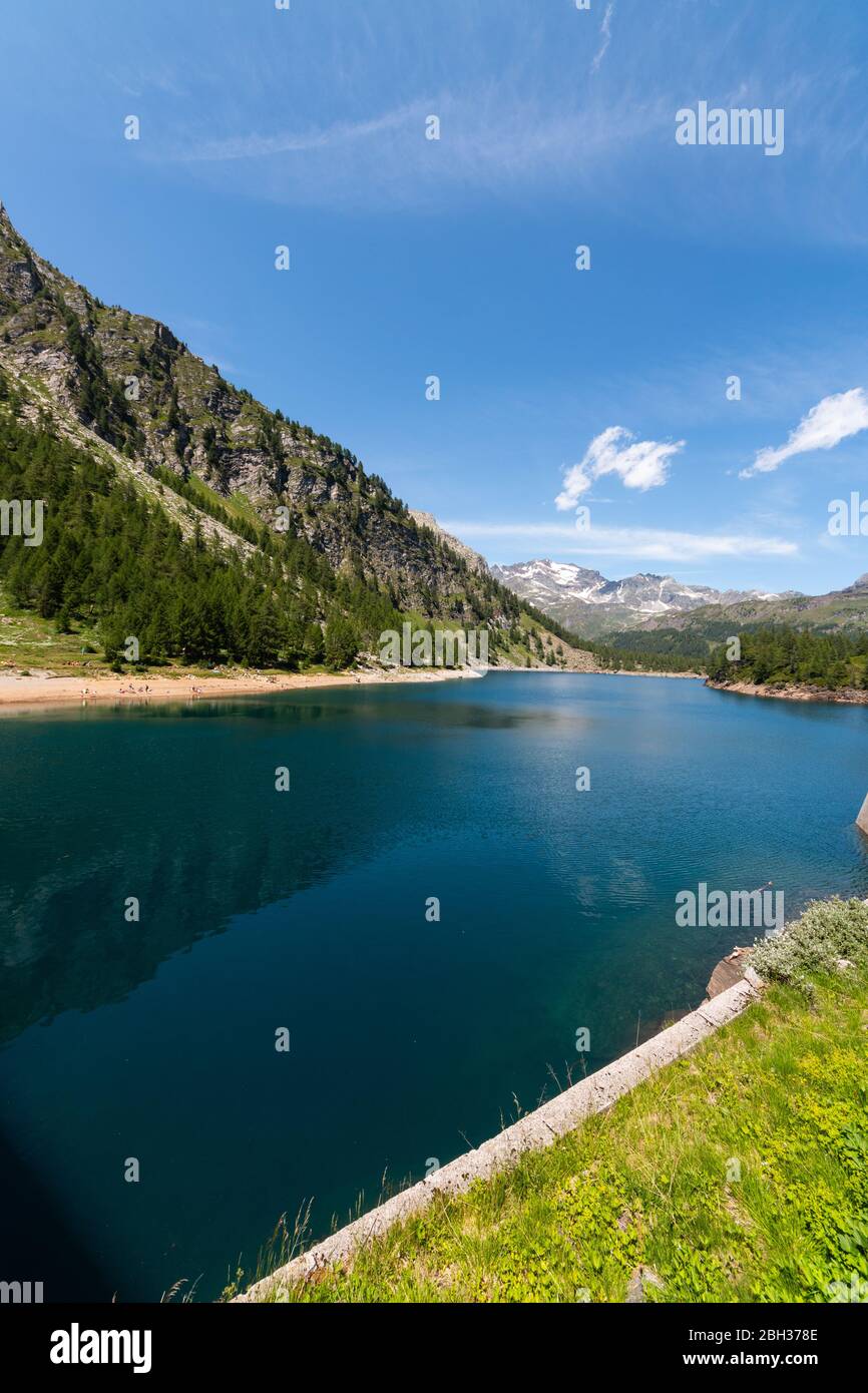 Mountain panoramas at Alpe Devero, Baceno, Lepontine Alps, Ossola ...