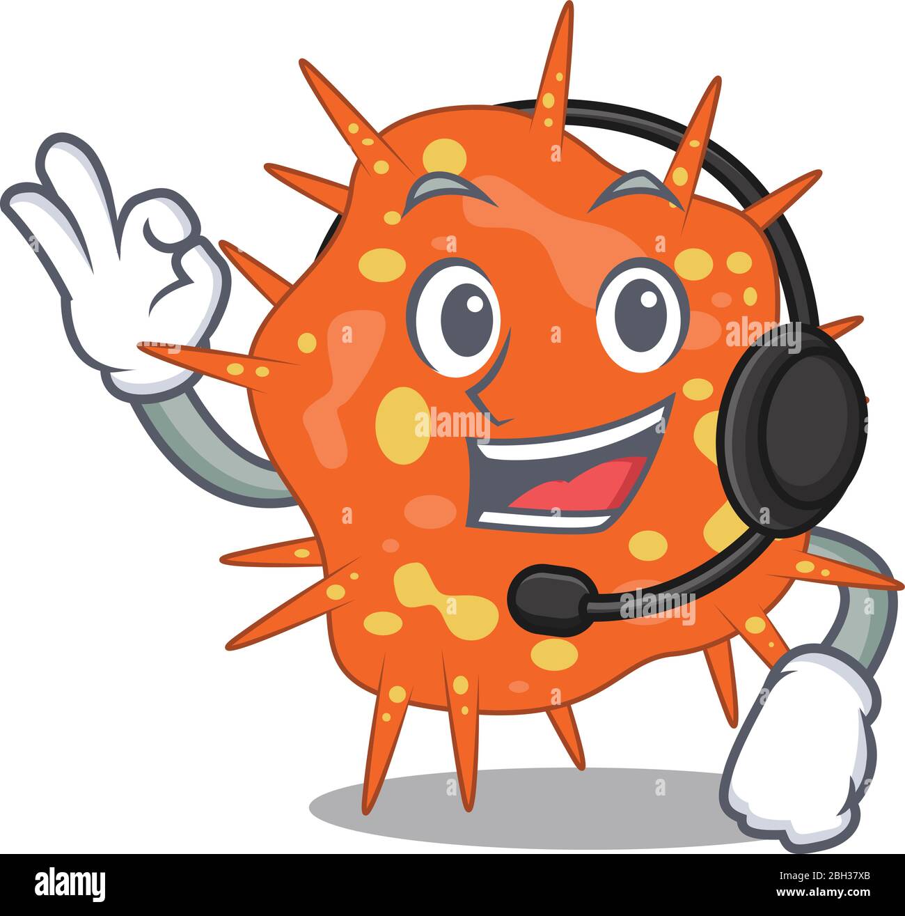 A gorgeous burkholderia mallei mascot character concept wearing ...