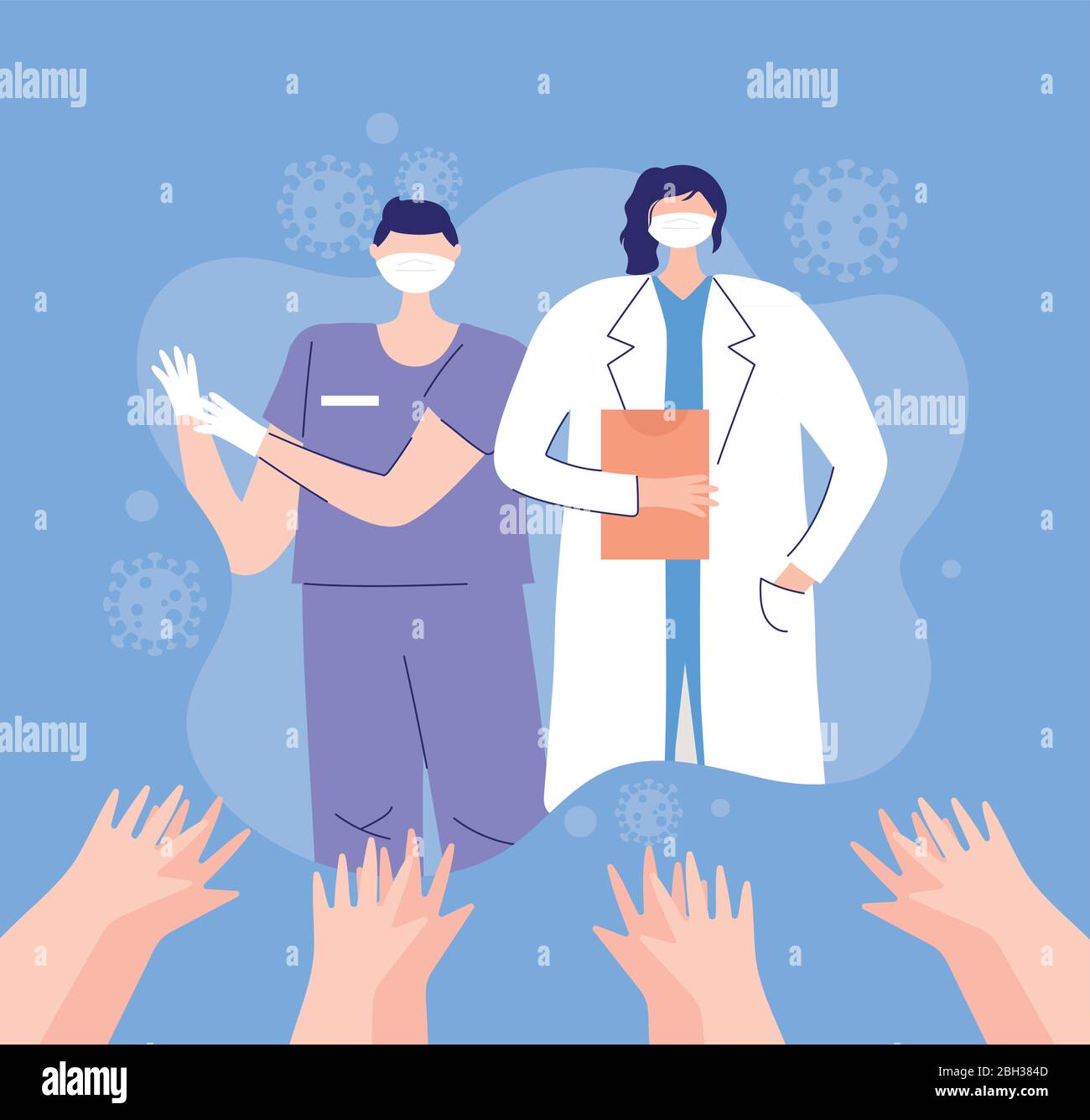 Frontliners Stock Vector Images - Alamy