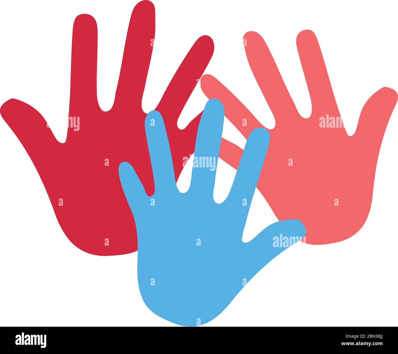 team unity strength and courage vector illustration design Stock Vector ...