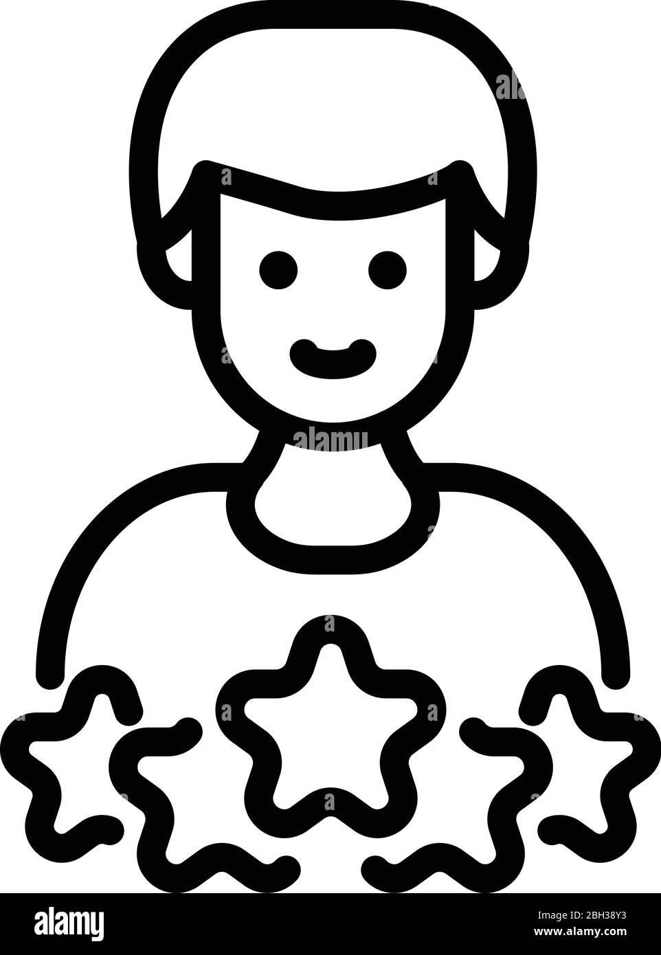 Best office manager icon, outline style Stock Vector Image & Art - Alamy