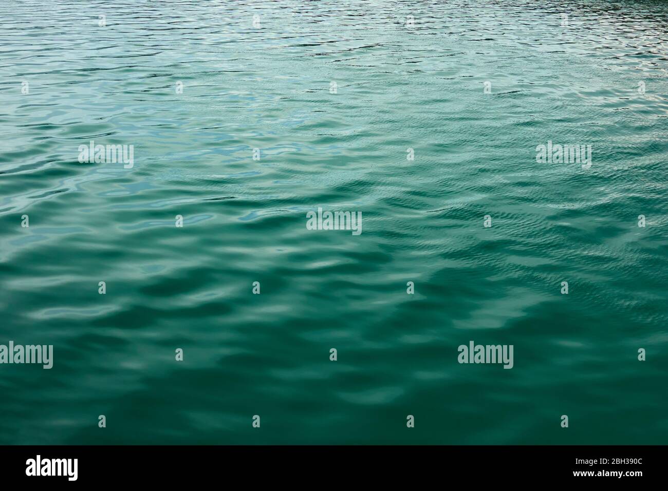 Green rippled water surface - Natural background Stock Photo - Alamy