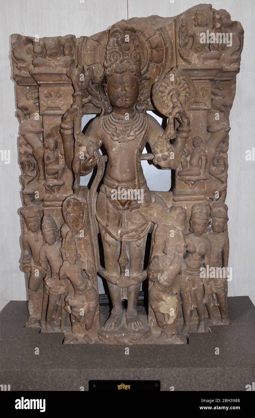Vishnu rock sculpture hi-res stock photography and images - Alamy
