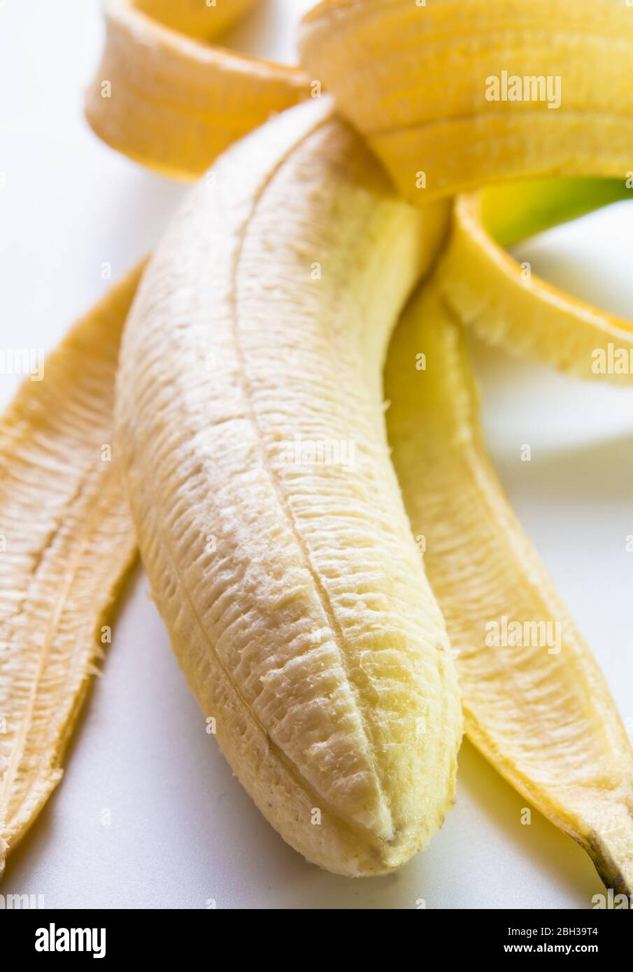 Cavendish banana Isolated on white background Stock Photo - Alamy