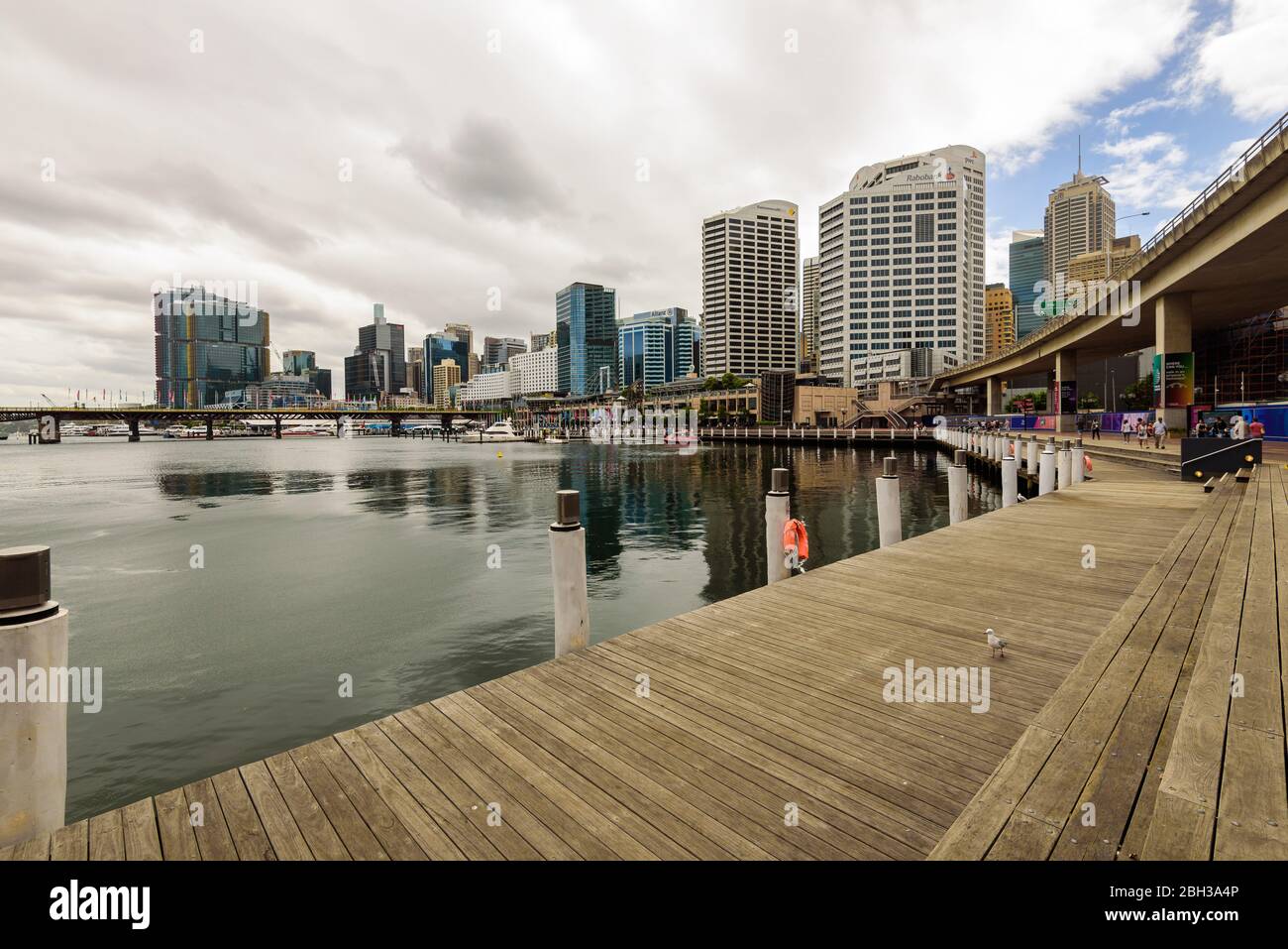 Sydney, Australia - View of Sydney CBD on a sunny summer day with ...