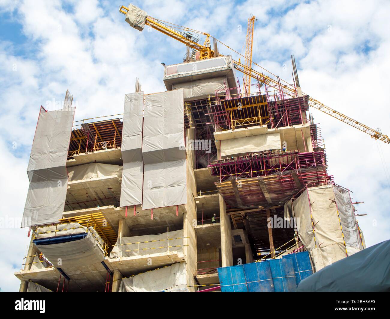 The hight building under construction Stock Photo - Alamy
