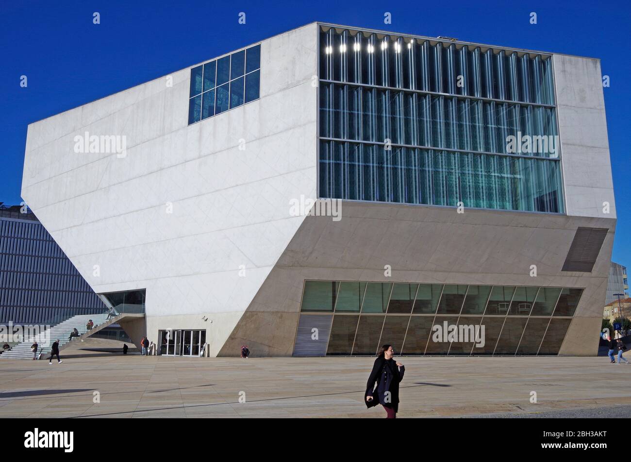 The Casa da Musica, concert hall in Porto, Portugal. Designed by Rem ...