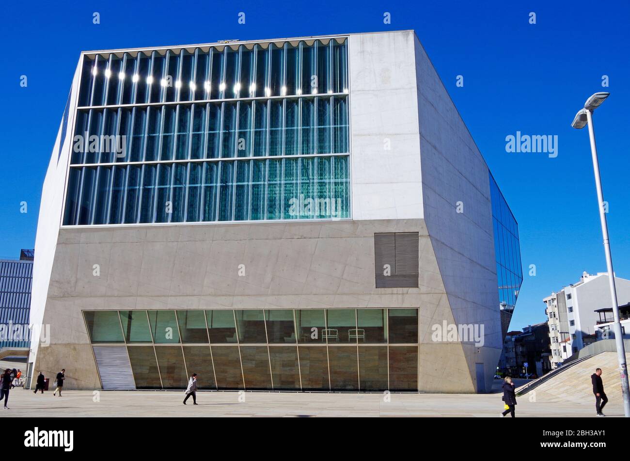 The Casa da Musica, concert hall in Porto, Portugal. Designed by Rem ...