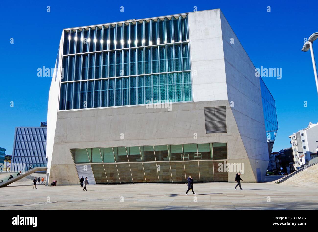 The Casa da Musica, concert hall in Porto, Portugal. Designed by Rem ...