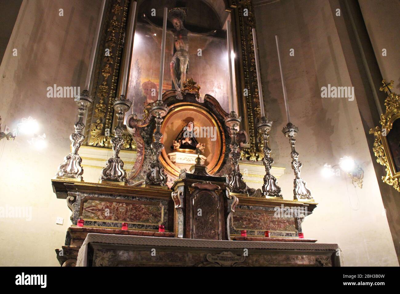 baroque church (our lady of immaculate conception) in bormla (malta ...