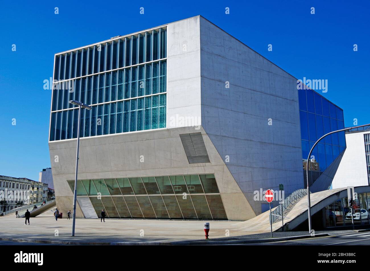 The Casa da Musica, concert hall in Porto, Portugal. Designed by Rem ...