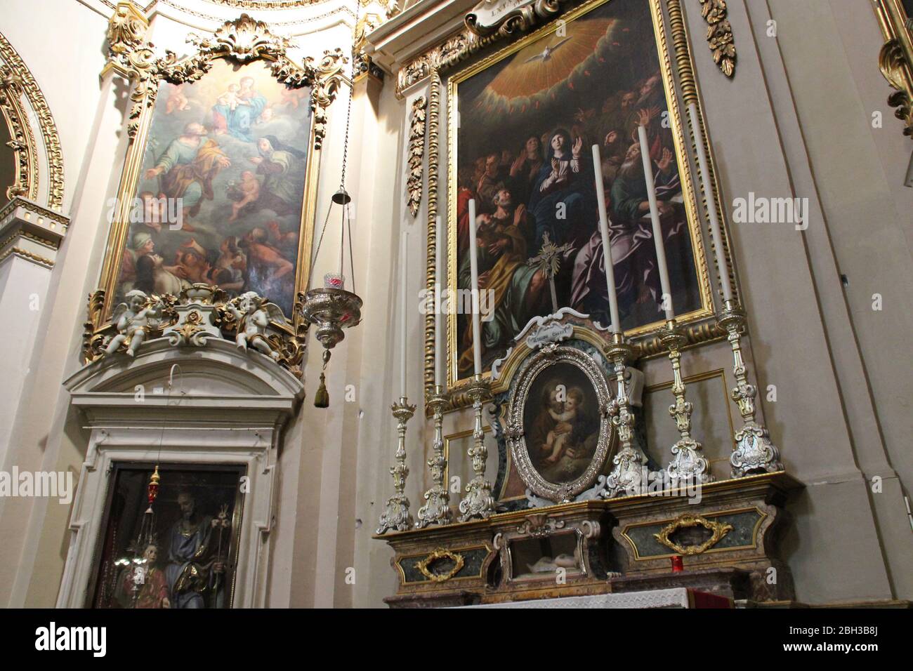baroque church (our lady of immaculate conception) in bormla (malta ...