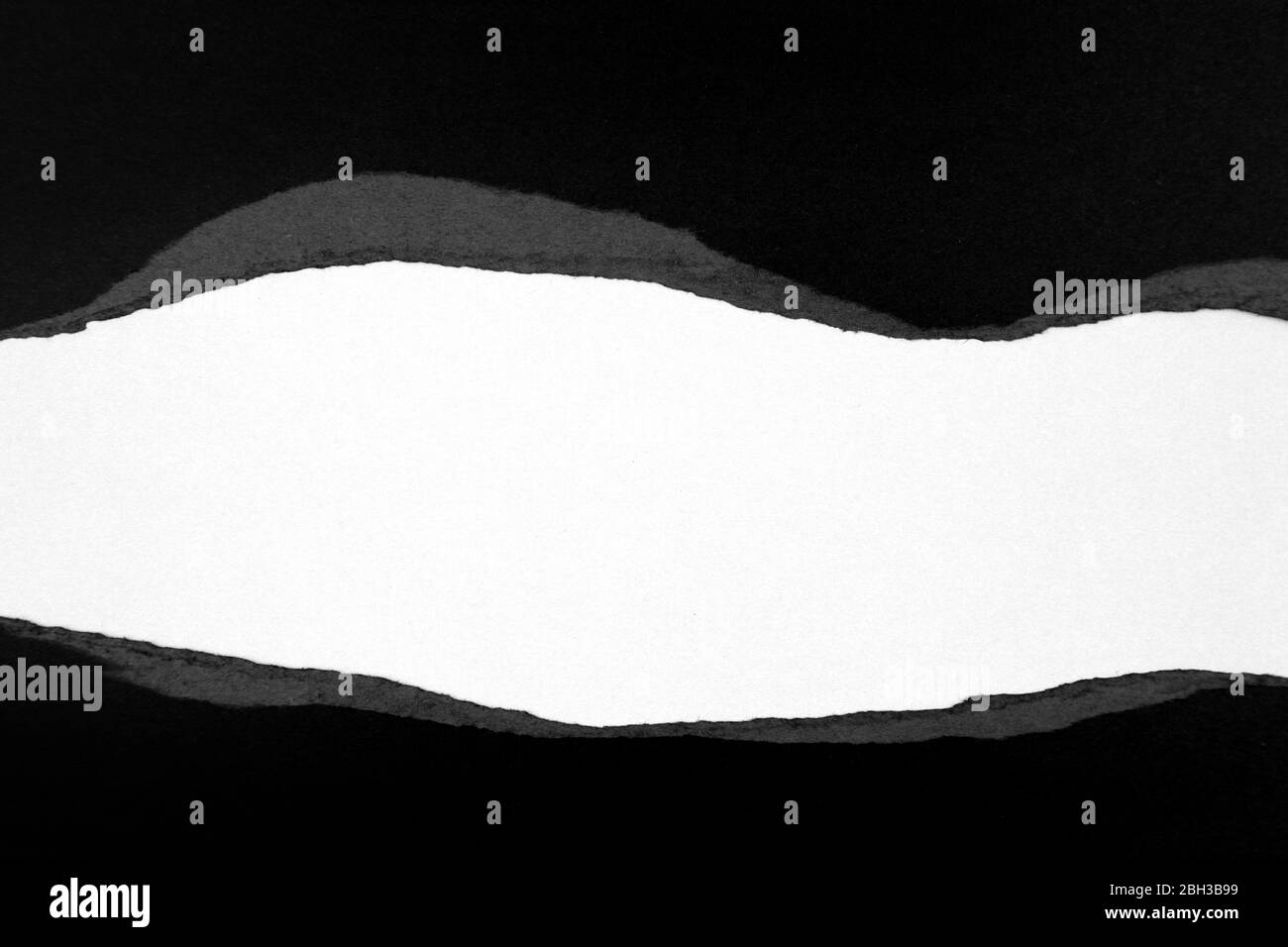 Ripped paper on plain background, space for copy Stock Photo - Alamy