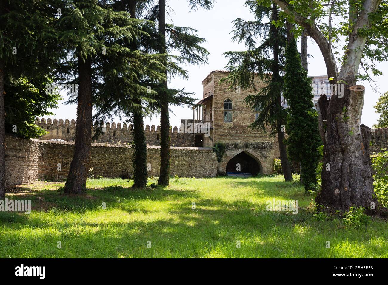 Telavi, Georgia - June 16 2018: Famous georgian landscapes Batonis ...