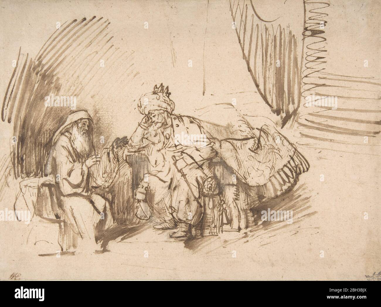 Nathan Admonishing David, 1650-55 Stock Photo - Alamy