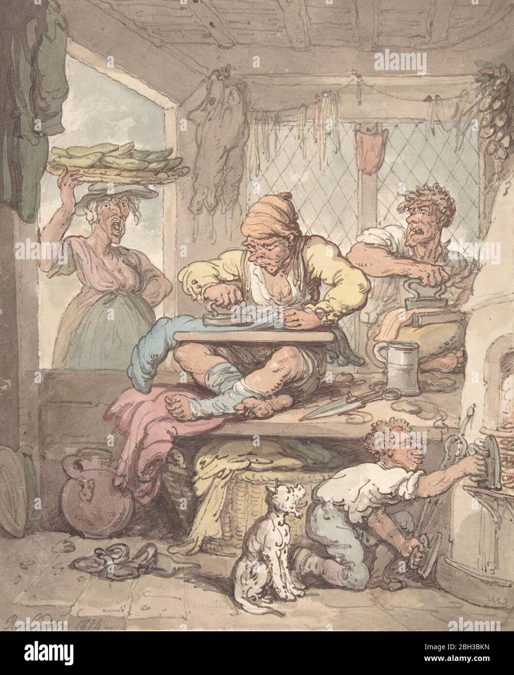 The Tailor, 1814 Stock Photo - Alamy