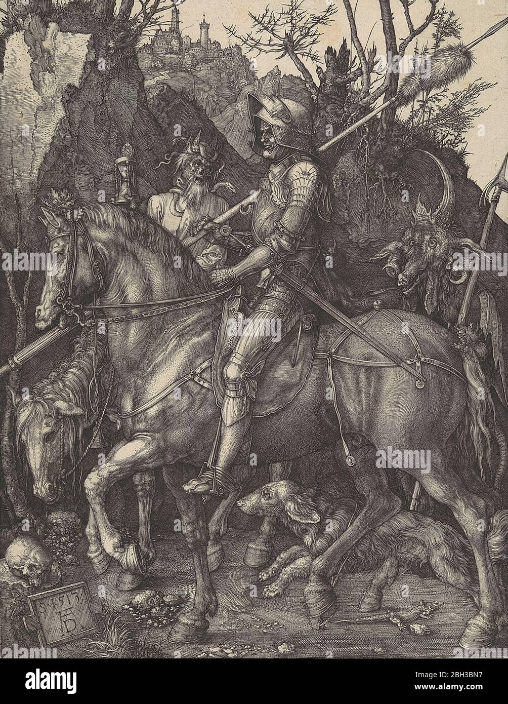 Albrecht dürer knight death devil hi-res stock photography and images ...