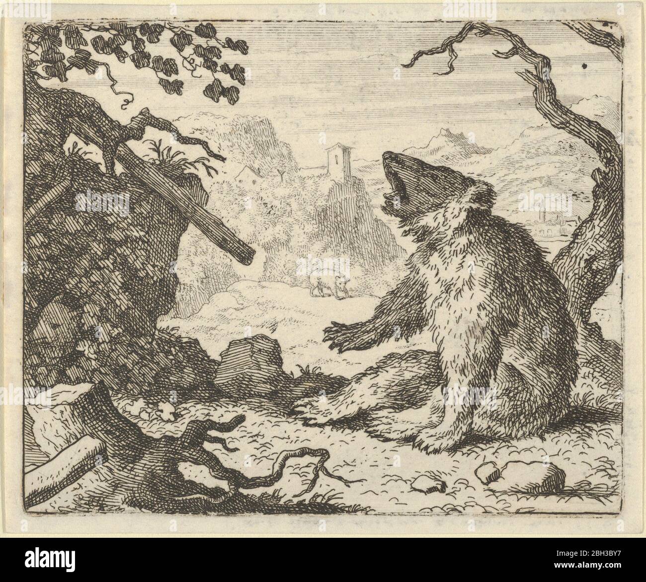 The Bear Calls Renard to Appear Before the Council of the Animals. From ...