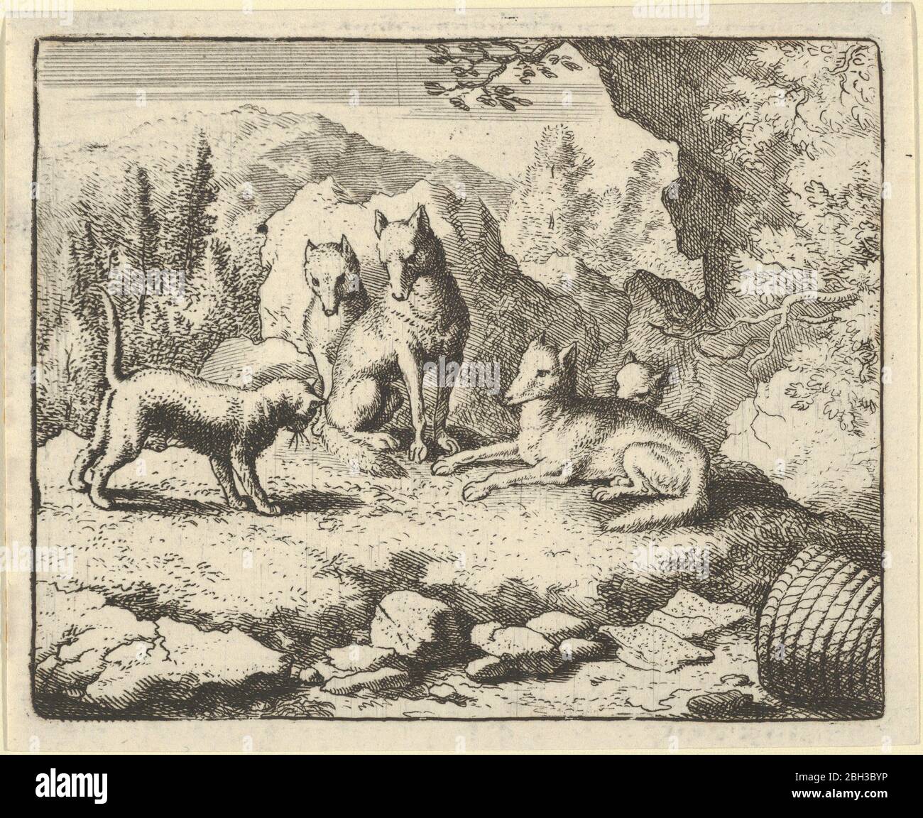 The Cat Calls Renard to Appear before the Tribunal. From Hendrick van ...