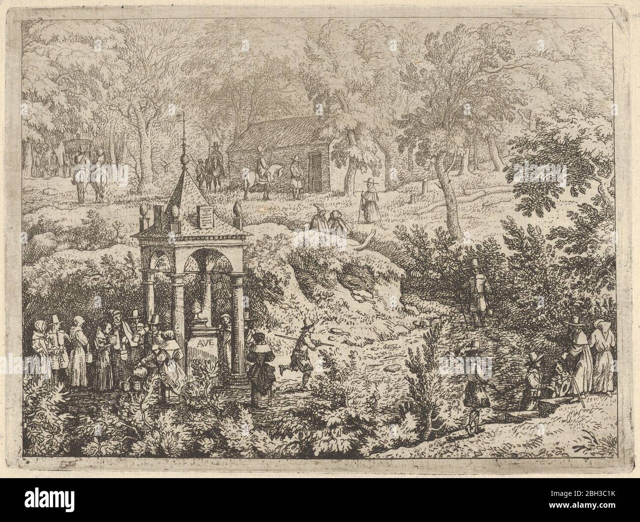 The Third Spring, 17th century Stock Photo - Alamy