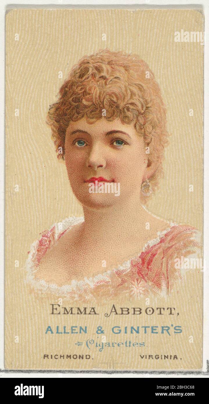 Emma abbott opera hi-res stock photography and images - Alamy