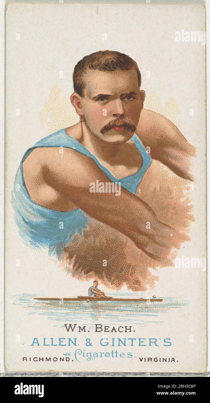 William Beach, Oarsman, from World's Champions, Series 1 (N28) for ...