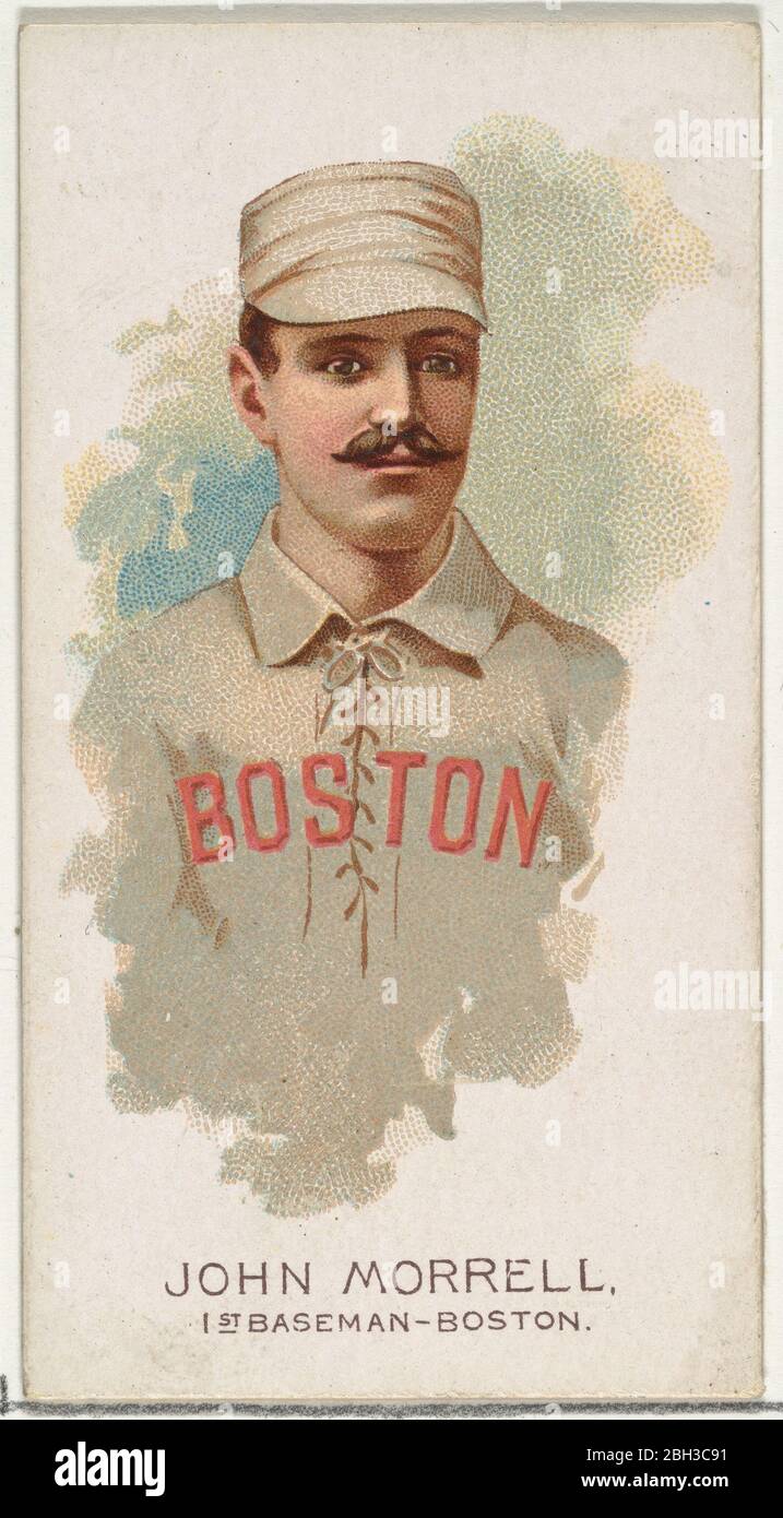 John Morrell, Baseball Player, 1st Baseman, Boston, from World's ...