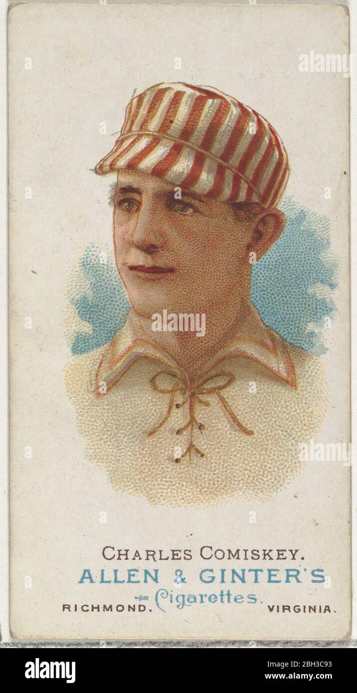 Charles Comiskey, Baseball Player, from World's Champions, Series 1 ...