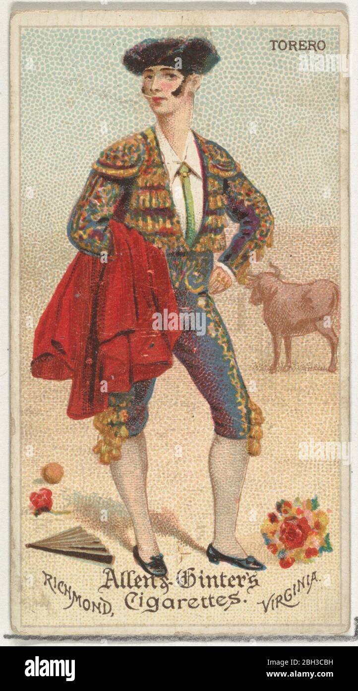 Lithograph of spanish torero hi-res stock photography and images - Alamy