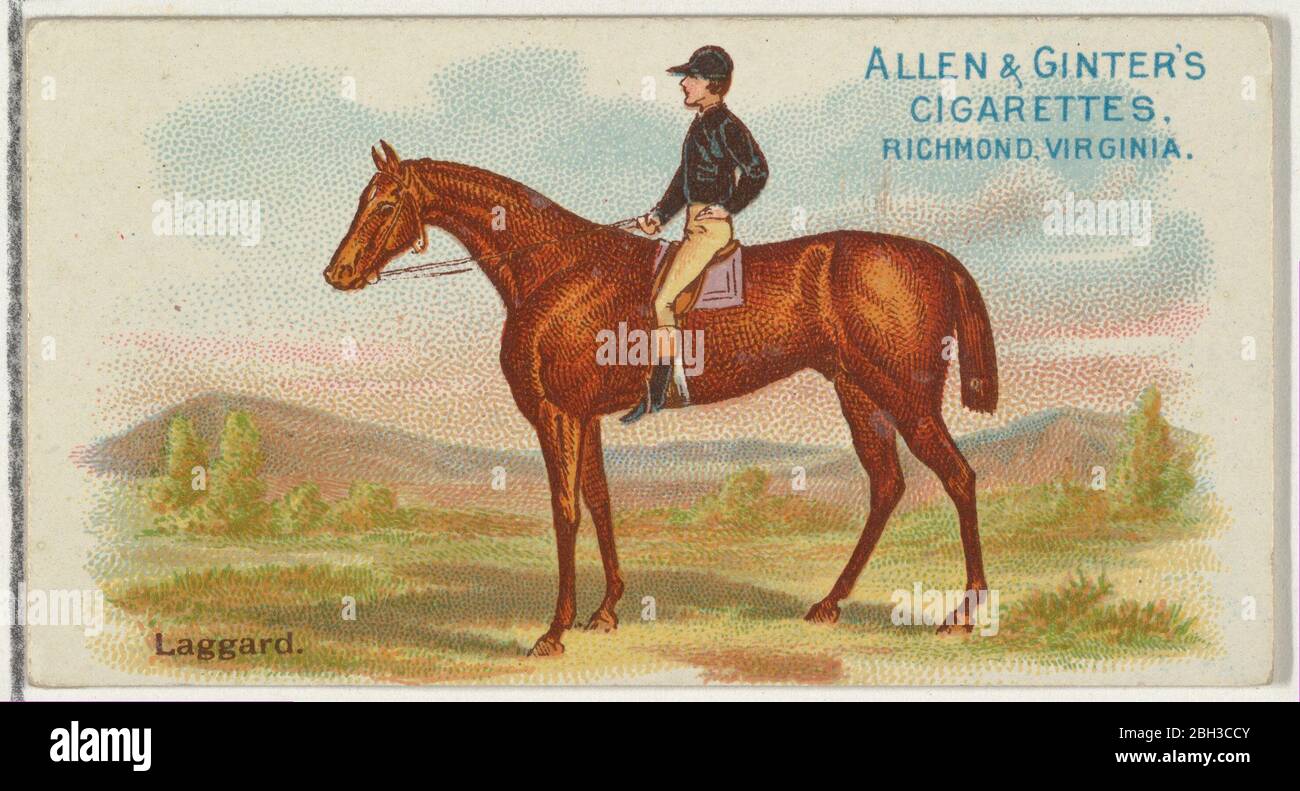 Laggard, from The World's Racers series (N32) for Allen & Ginter ...