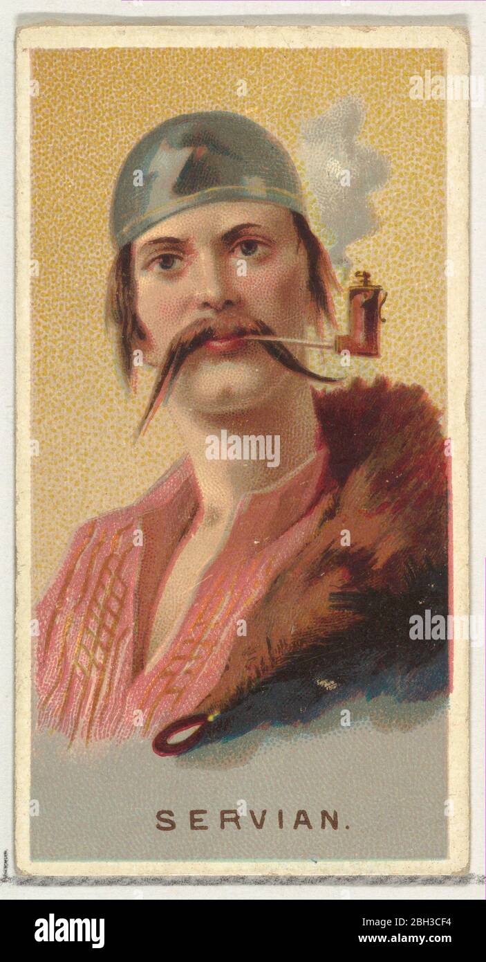 Serbian, from World's Smokers series (N33) for Allen & Ginter ...