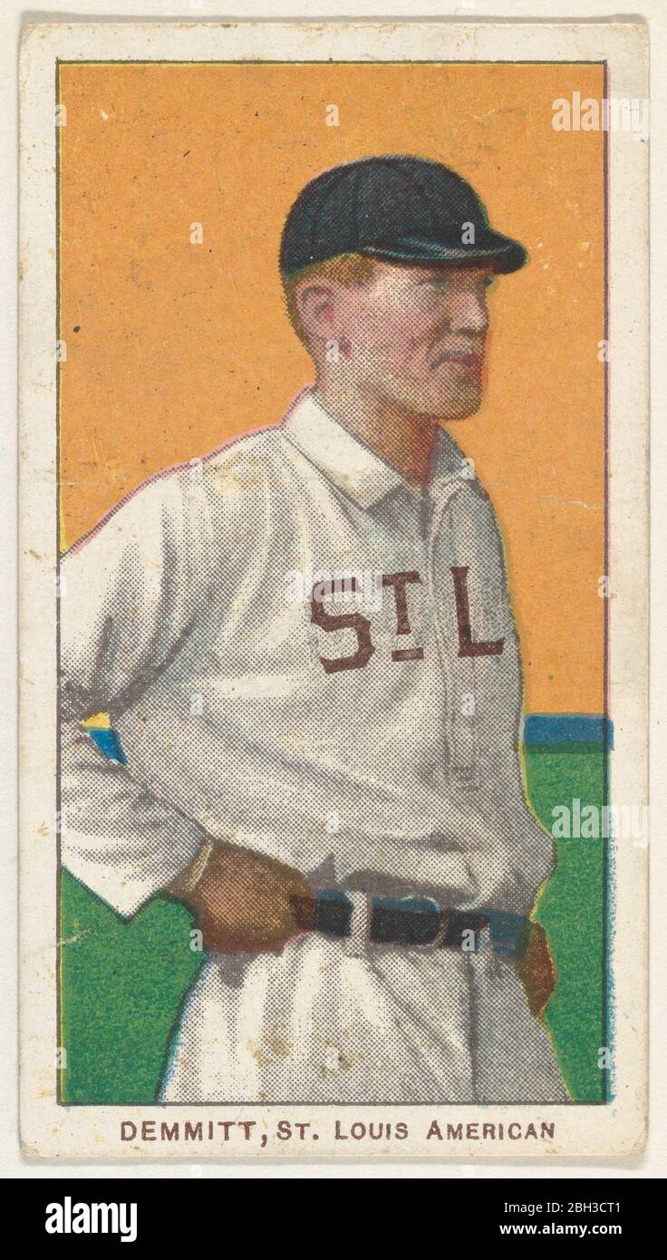 Demmitt, St. Louis, American League, from the White Border series (T206 ...