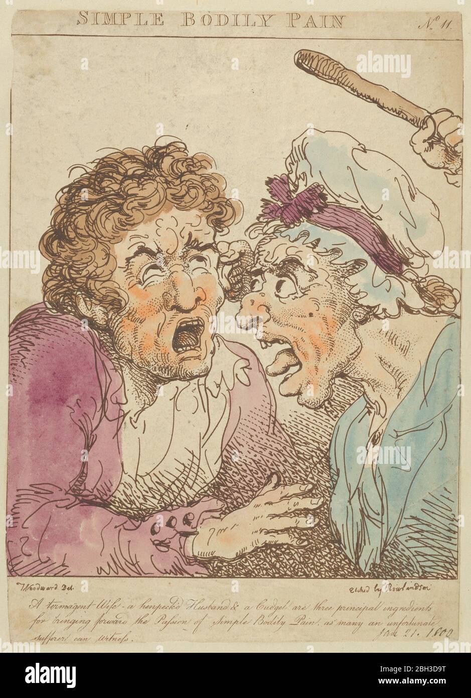 Simple Bodily Pain, 1800 Stock Photo - Alamy