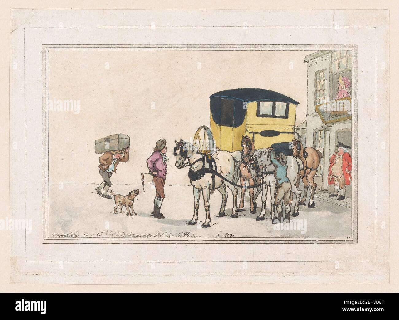 Stage coach 18th century hi-res stock photography and images - Alamy