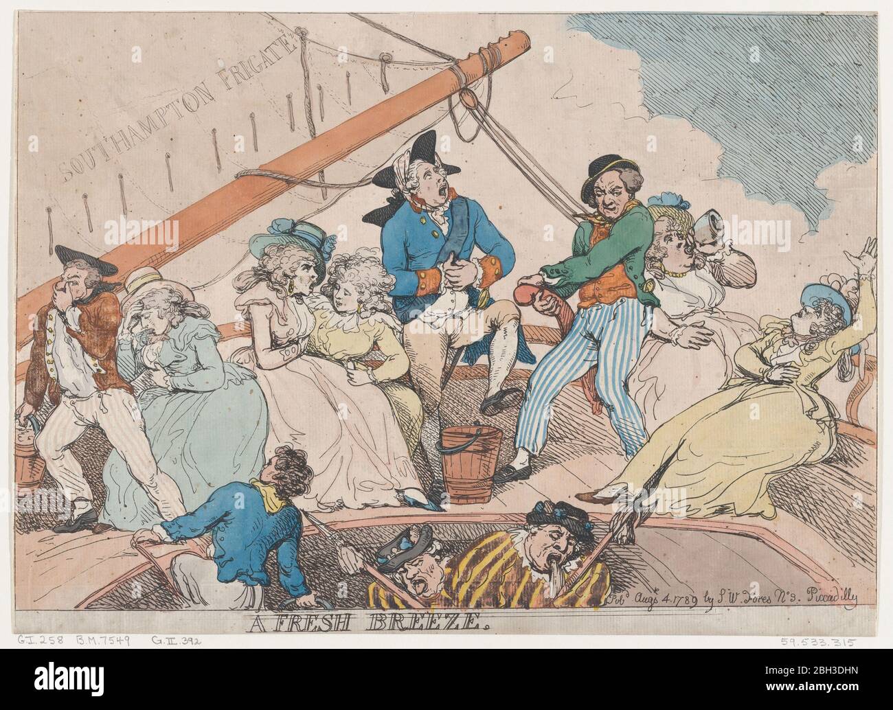 Sick british sailor 18th century hi-res stock photography and images ...