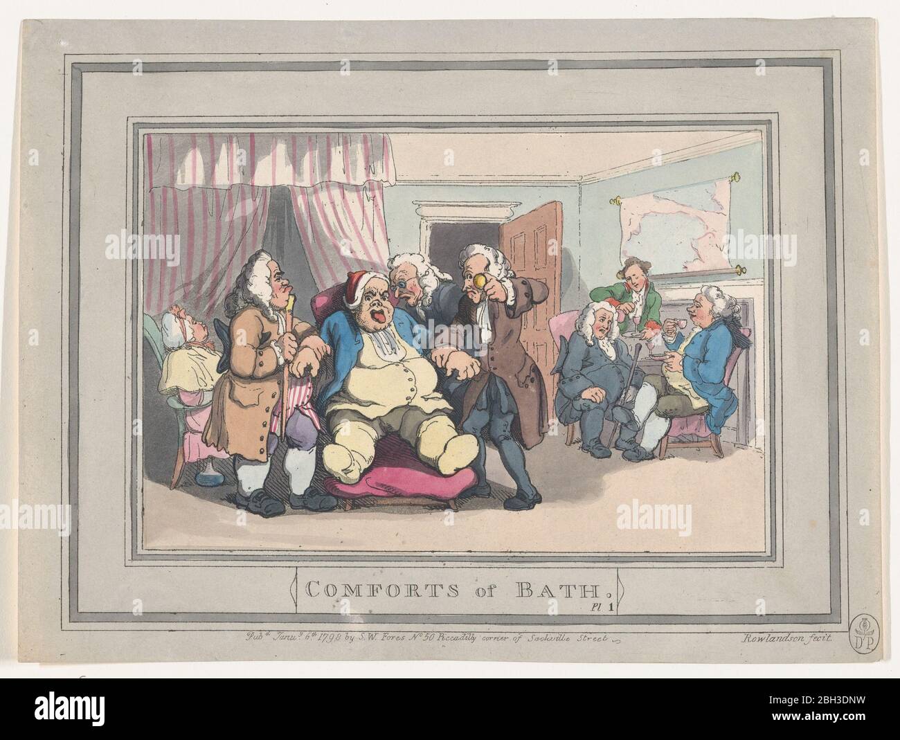 Thomas rowlandson bath hi-res stock photography and images - Alamy