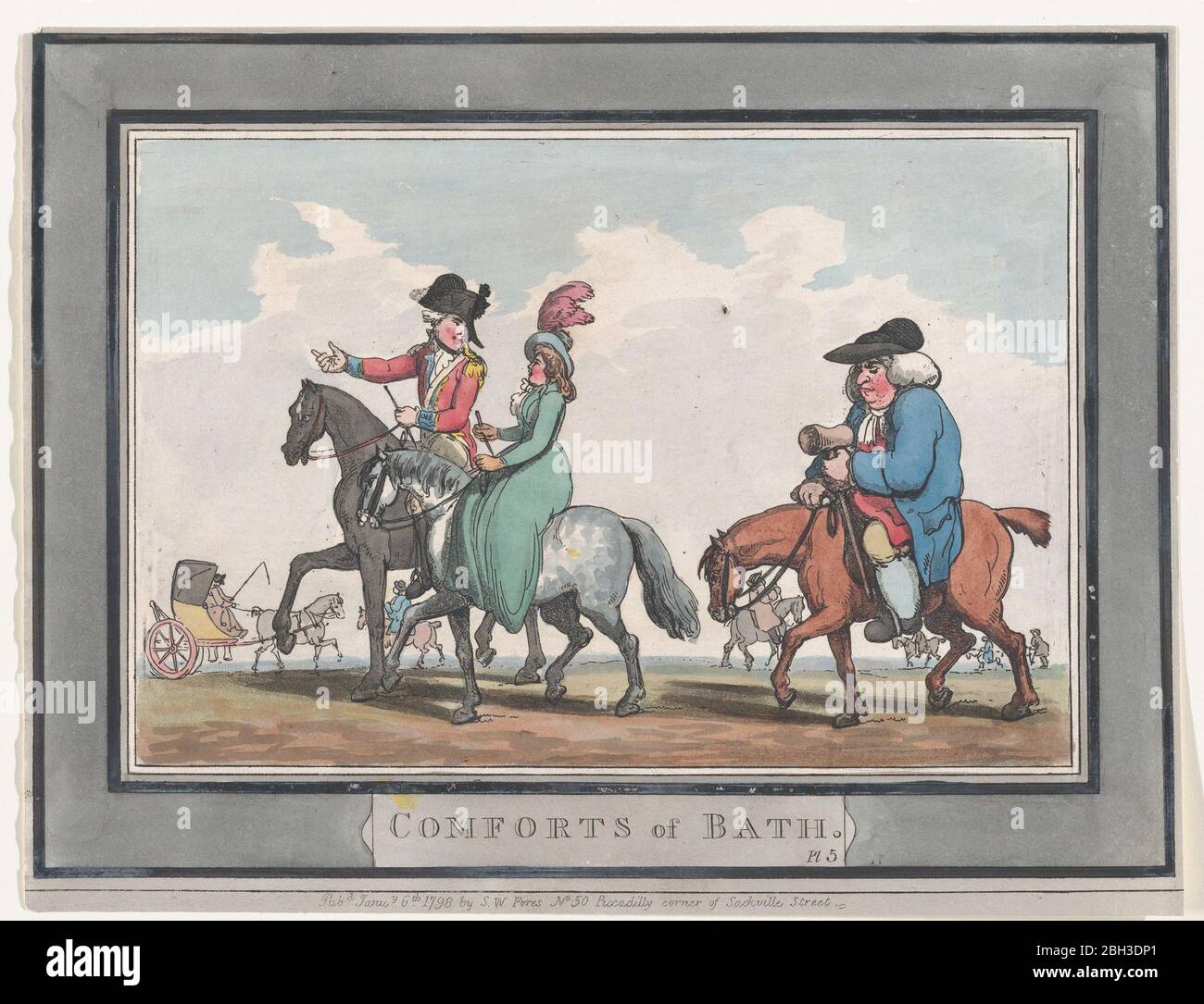 Thomas rowlandson bath hi-res stock photography and images - Alamy