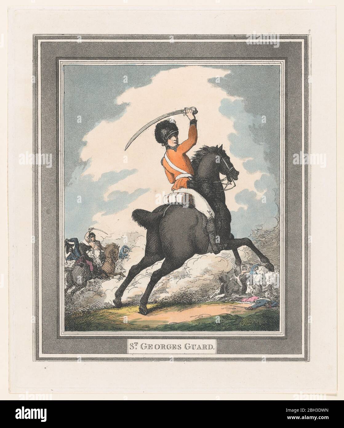 St George's Guard, 1798 Stock Photo - Alamy
