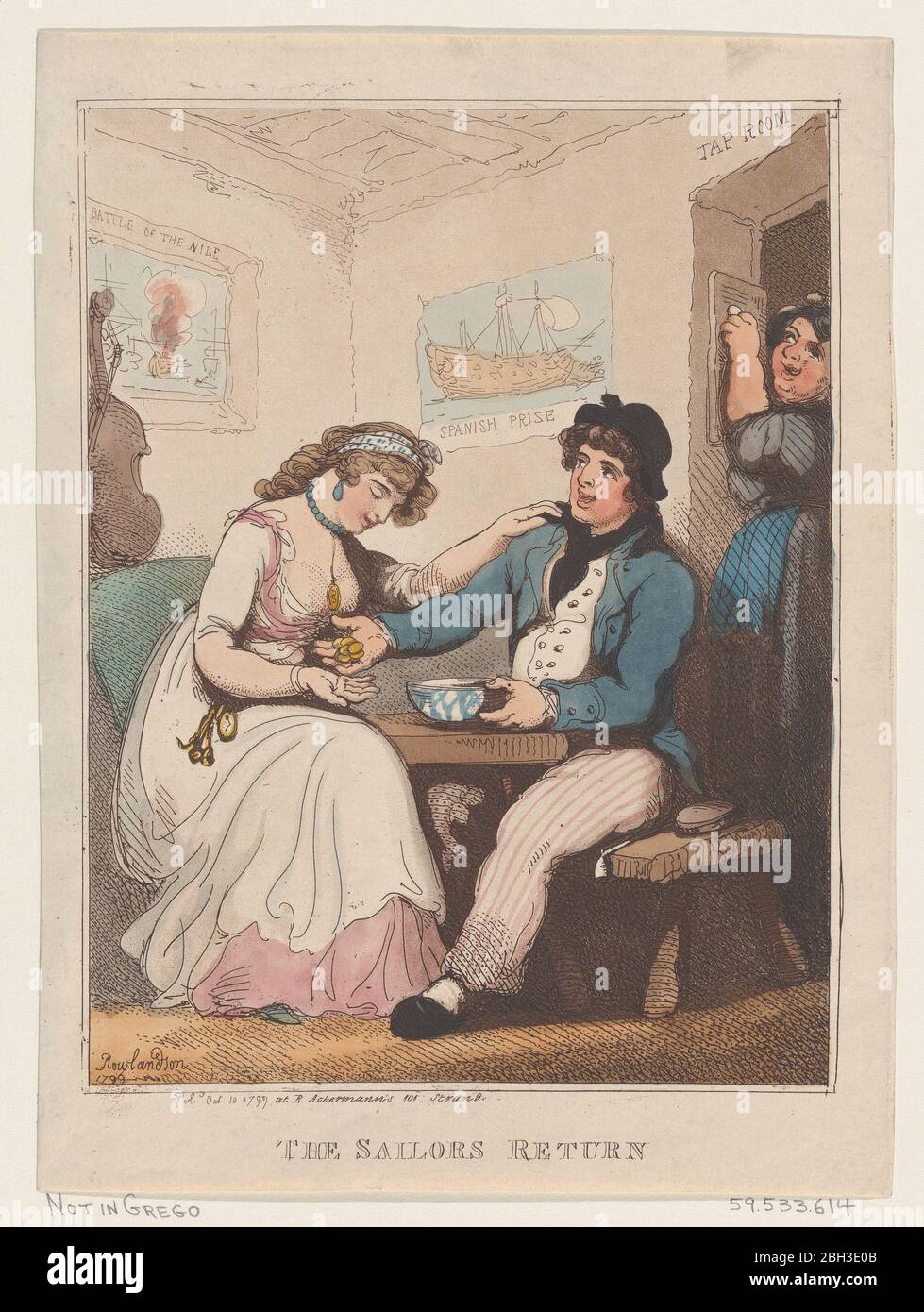 The Sailor's Return, October 10, 1799 Stock Photo - Alamy